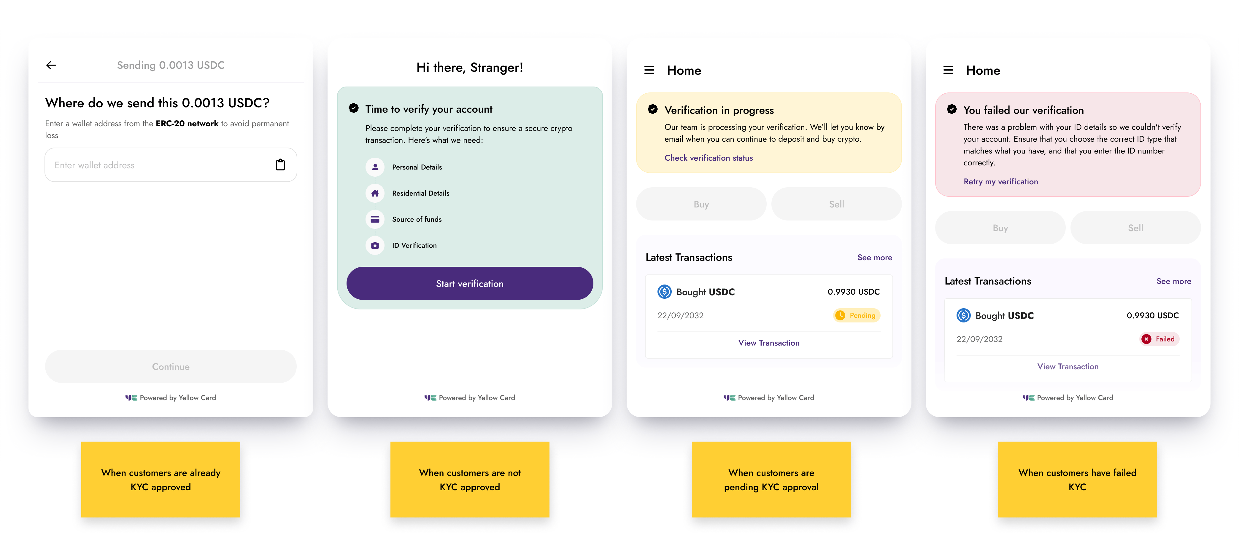 Designing an Africa-first crypto widget: How I upscaled the Yellow Card ...